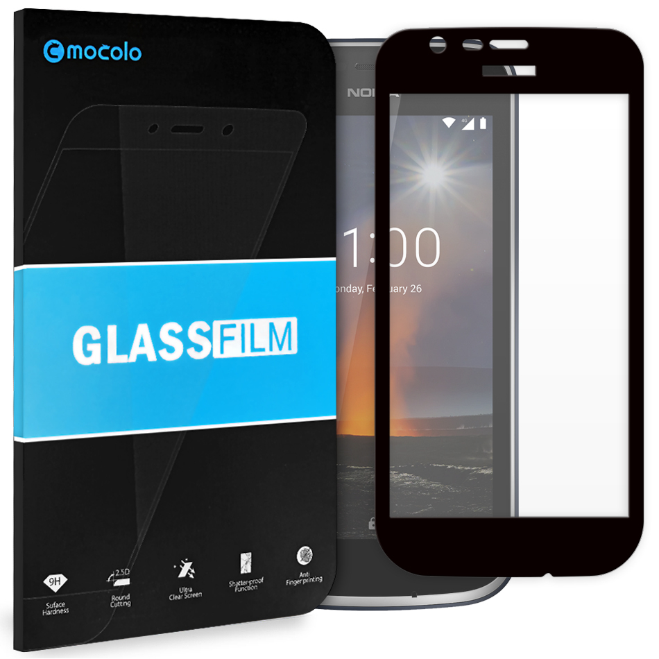 Full Coverage Tempered Glass Screen Protector for Nokia 1